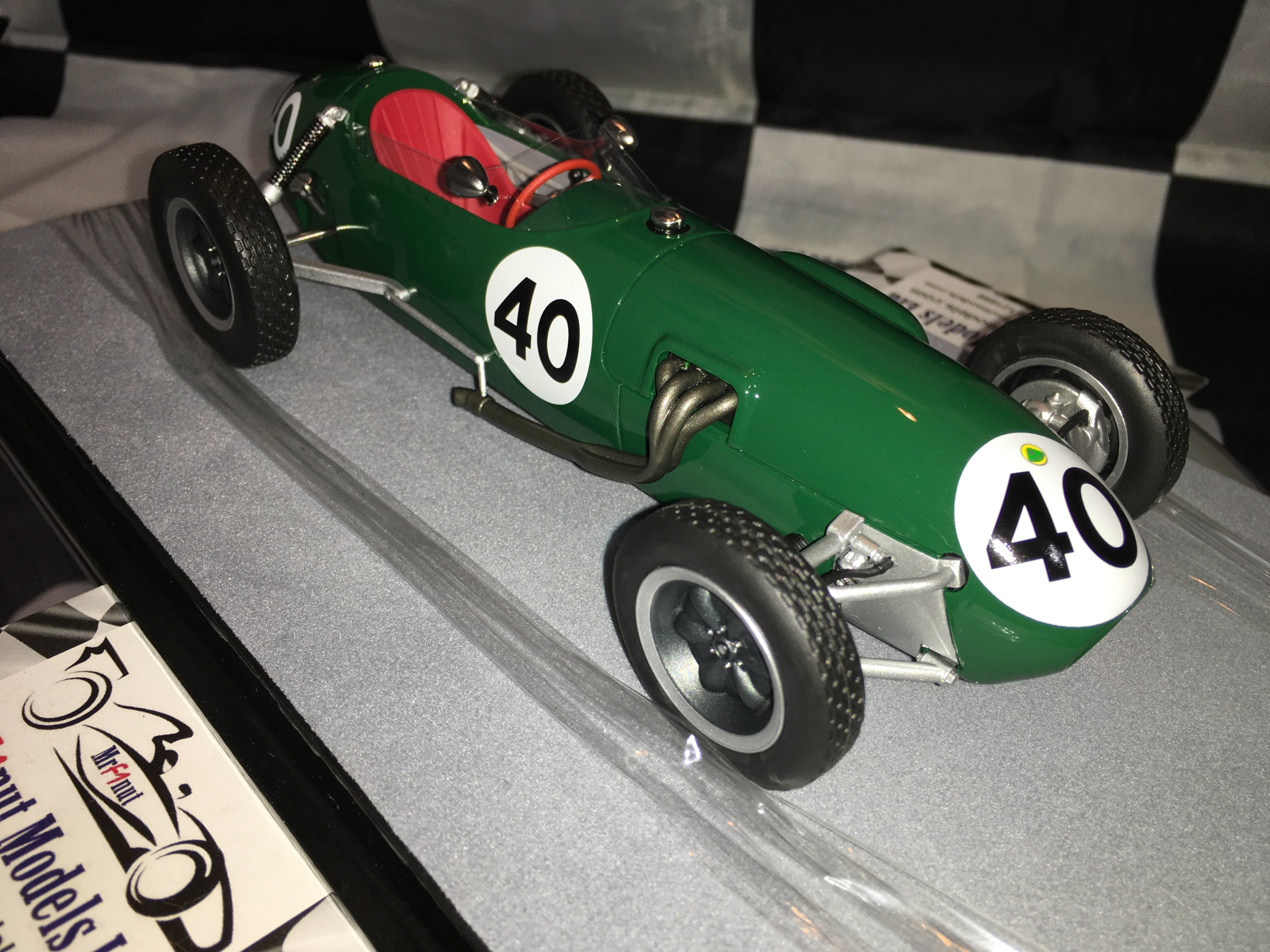 Cliff Allison Lotus 12 Climax #40 F1 Team Lotus Belgian GP 1958