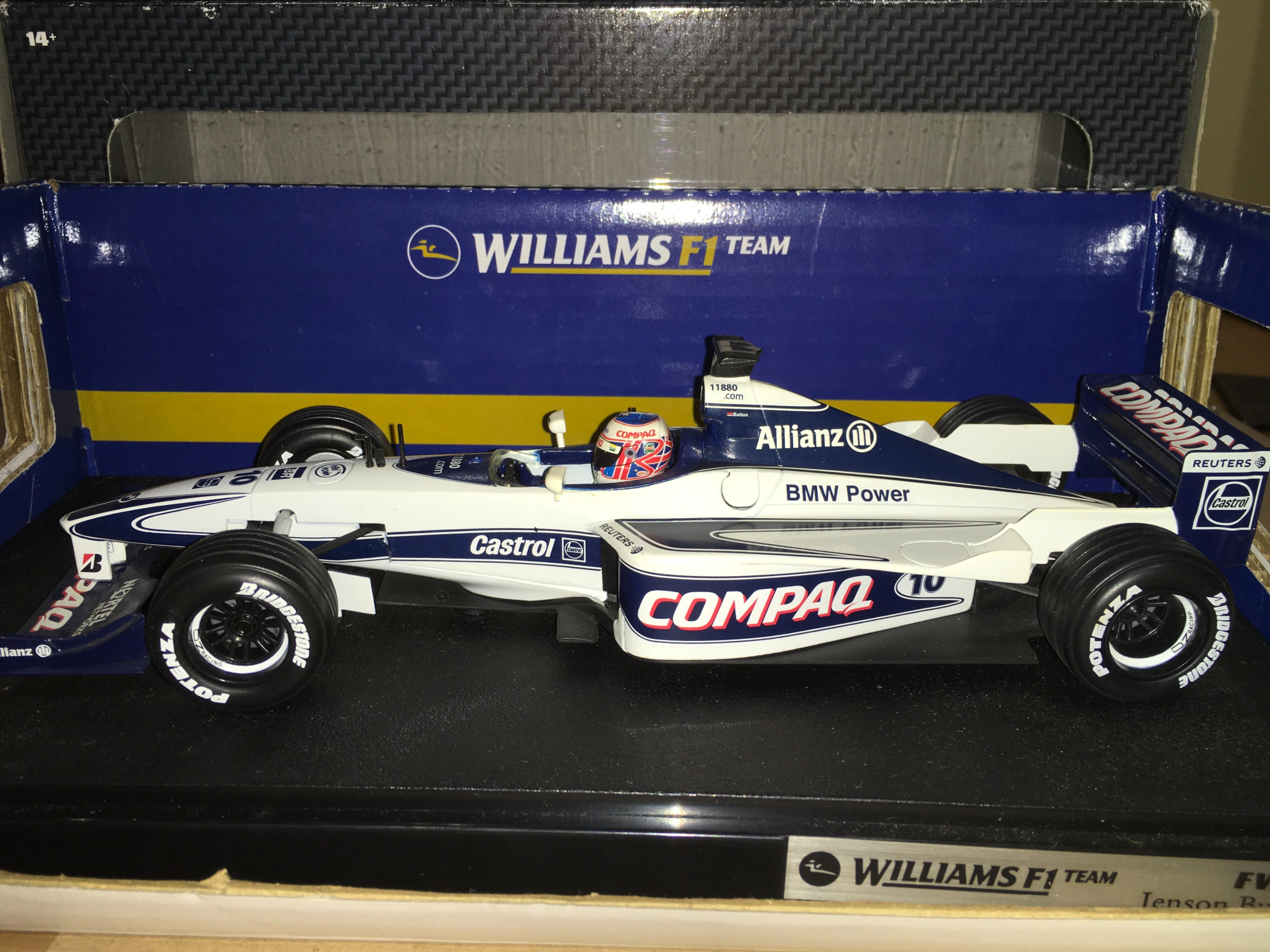 Jenson Button Williams BMW FW22 #10 2000