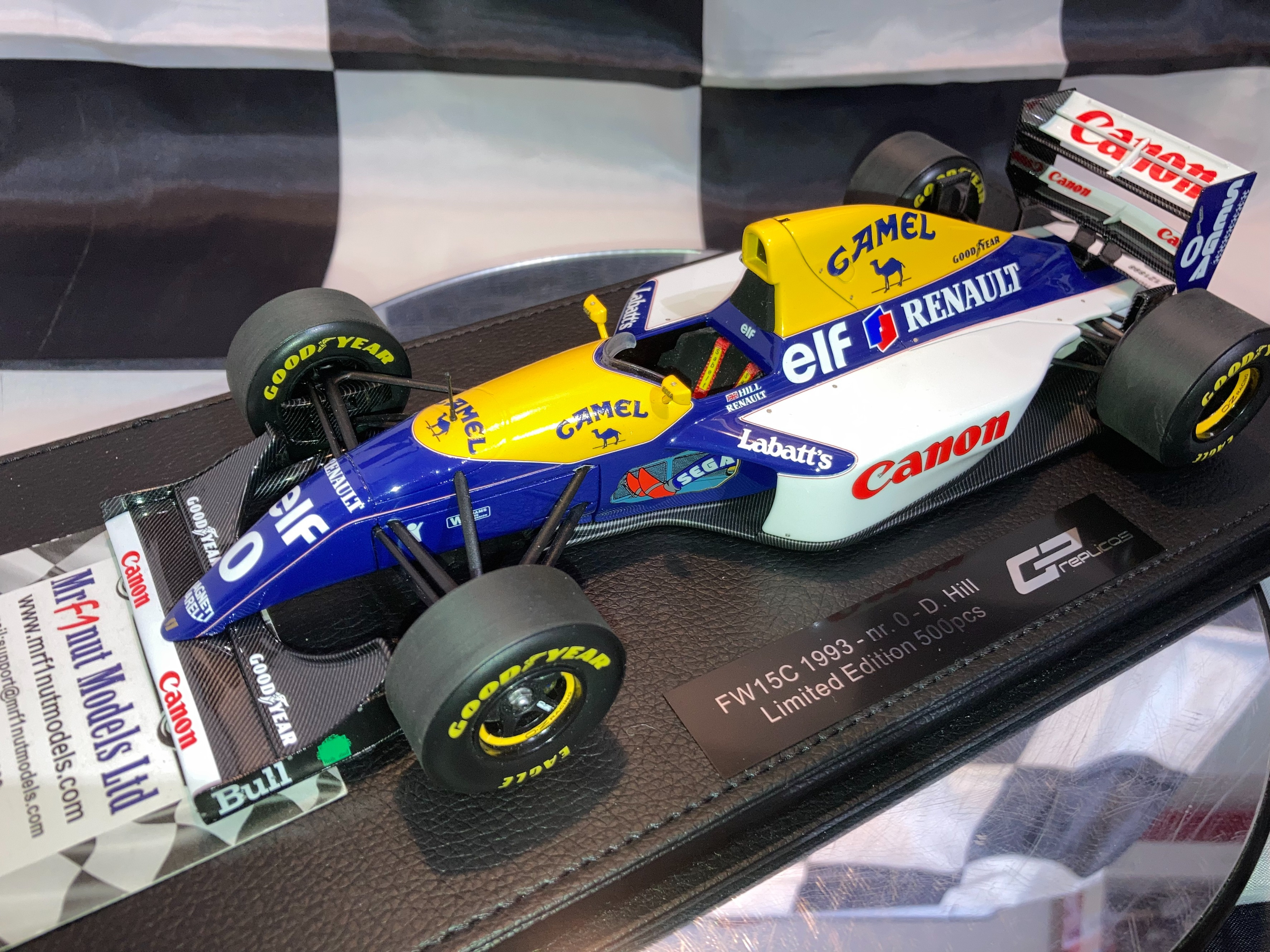 Damon Hill 1:18 Williams FW15C #0 1993