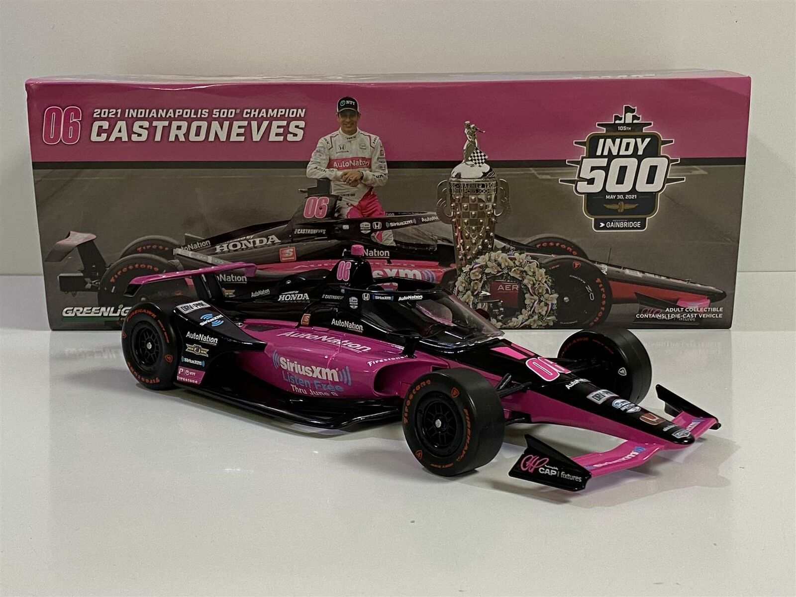 Helio Castroneves Meyer Shank Racing #6 Indy 500 Champion 2021