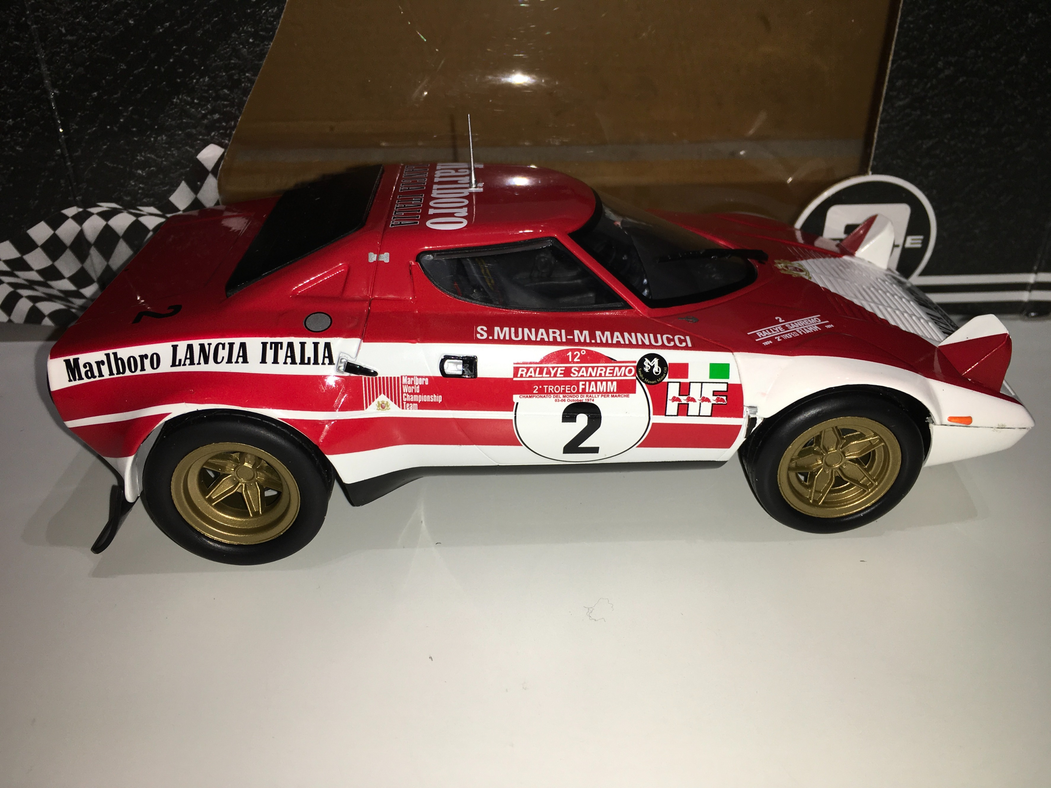 Sandro Munari Lancia Stratos #2 Winner San Remo 1974