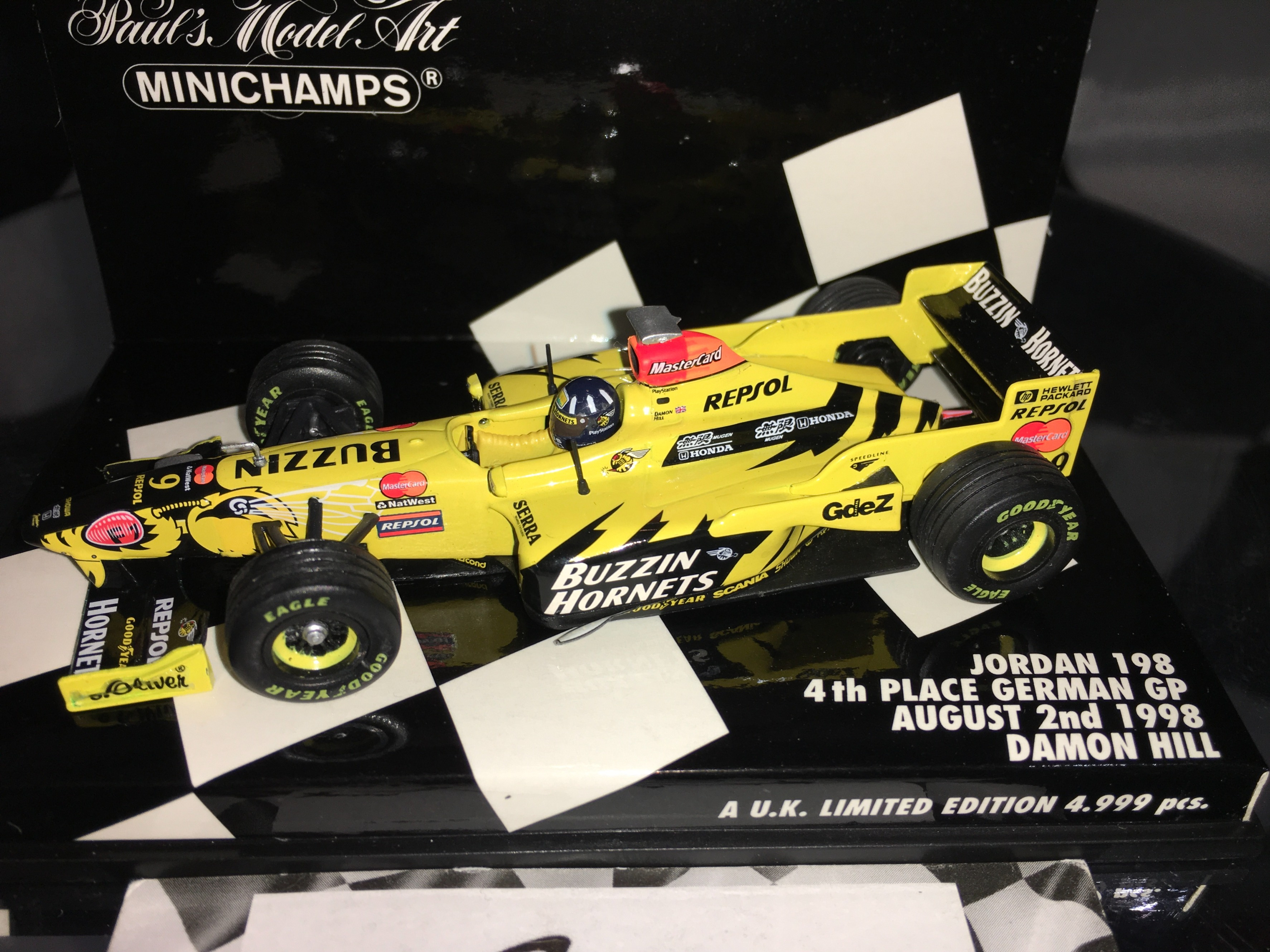 Damon Hill 1:43 Jordan 198 #9 German GP 1998