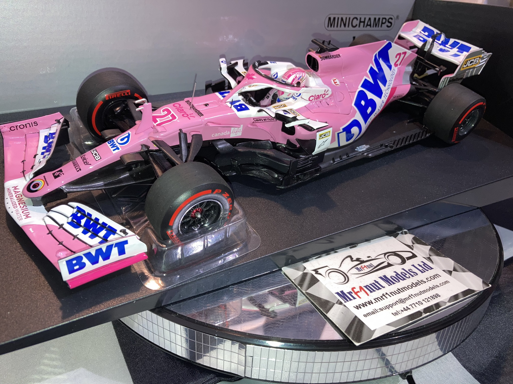 Nico Hulkenberg BWT Racing Point F1 Team Mercedes RP20 70th Anniversary ...