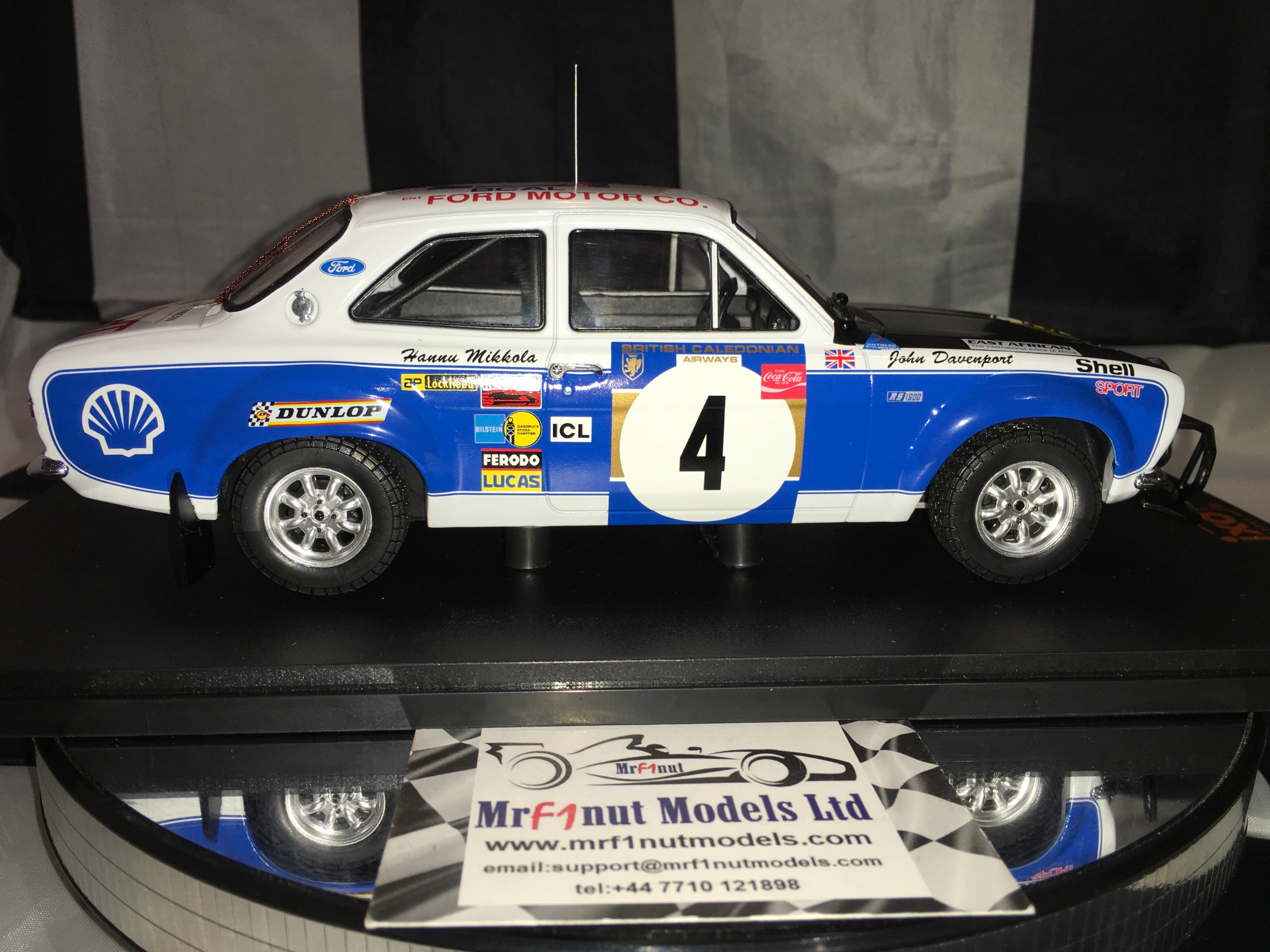 Hannu Mikkola Ford Escort MkI RS 1600 #4 Safari Rally 1973