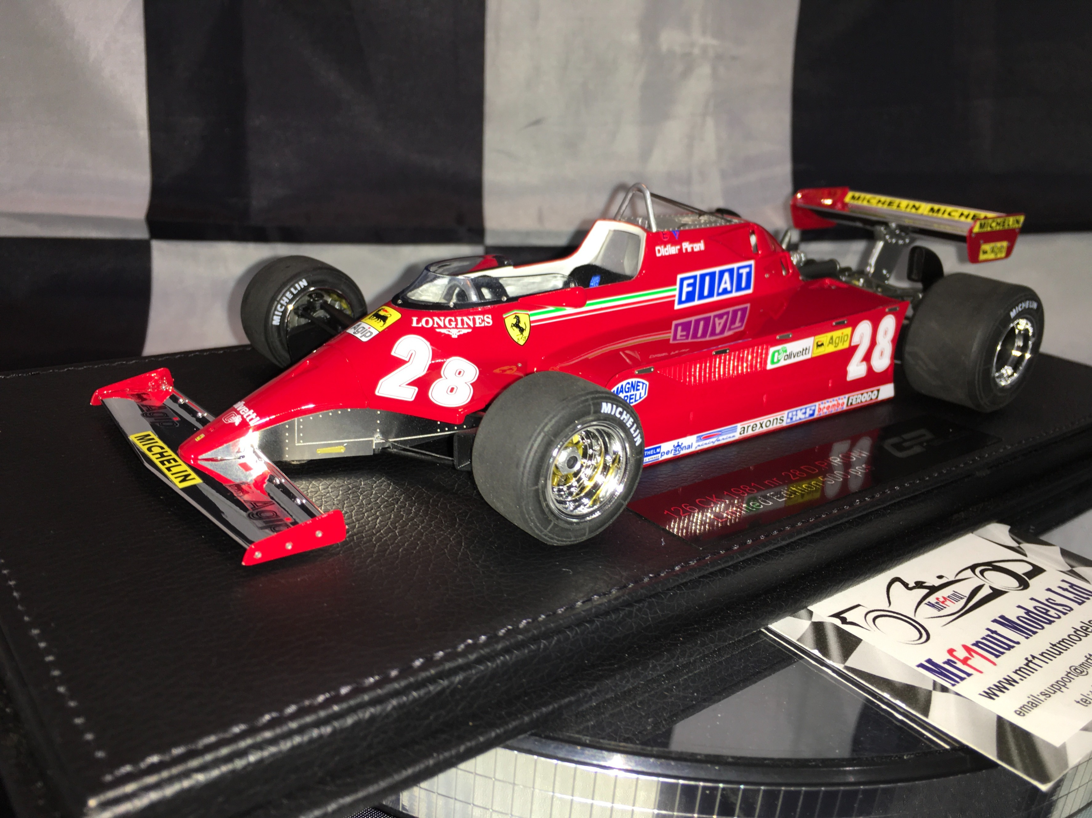 Didier Pironi Ferrari 126 CK #28 1981