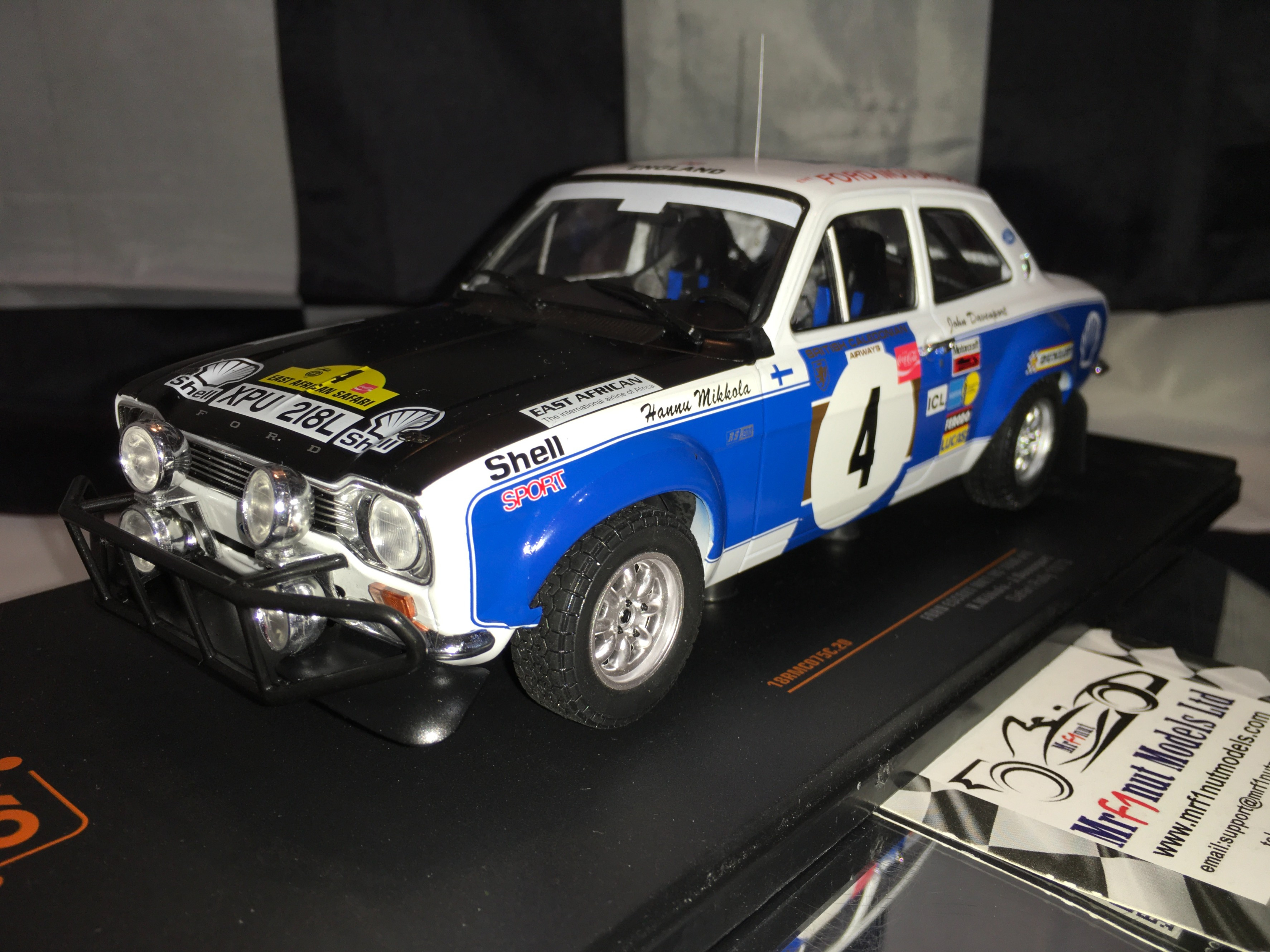 Hannu Mikkola Ford Escort MkI RS 1600 #4 Safari Rally 1973