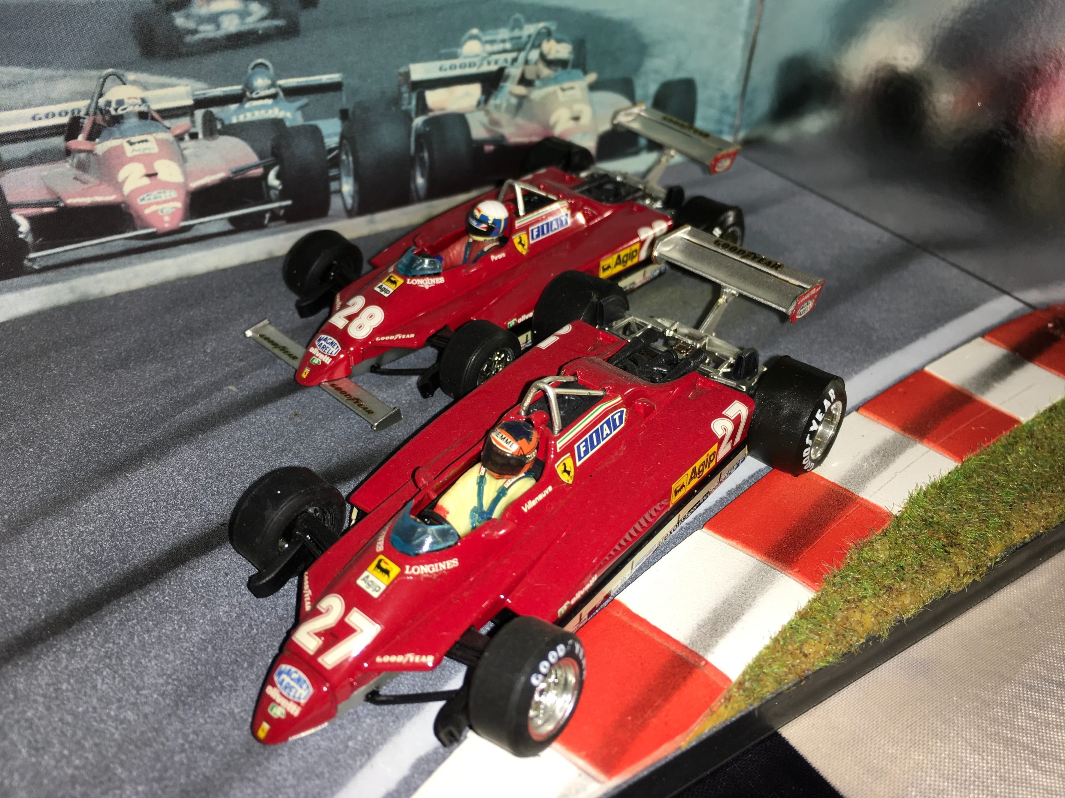 Gilles Villeneuve/Didoer Pironi DUEL Ferrari 126C2 San Marino GP 1982