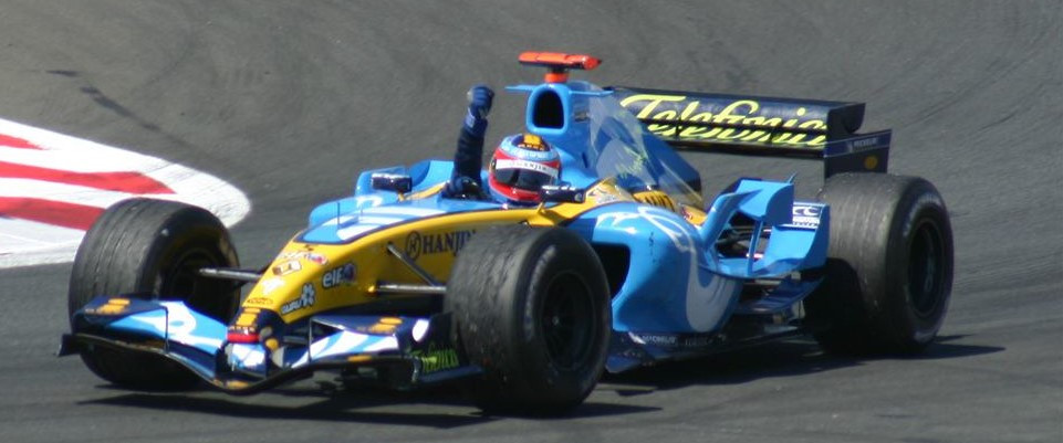 Fernando Alonso Renault F1 Team R25 Winner French GP 2005