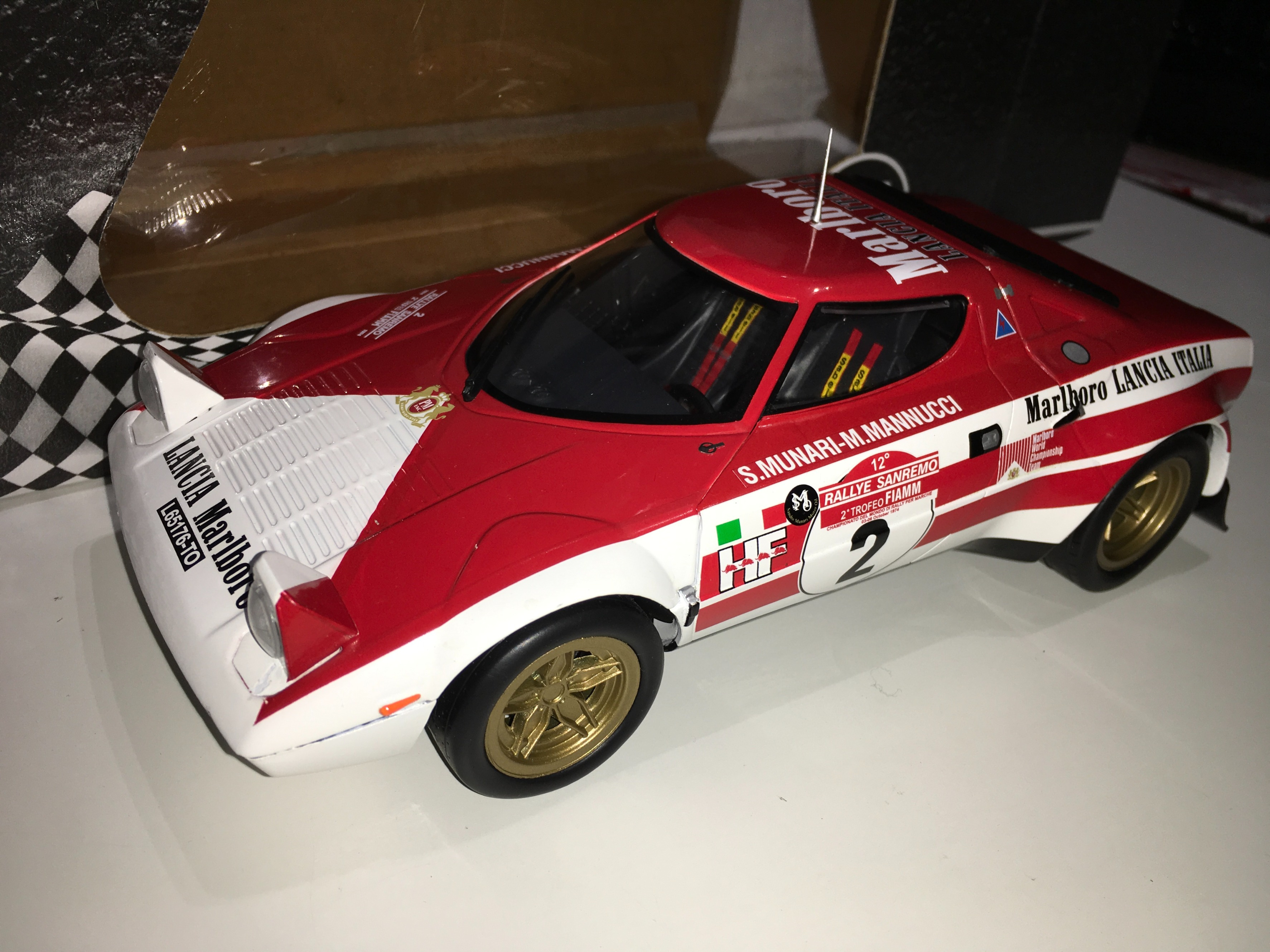 Sandro Munari Lancia Stratos #2 Winner San Remo 1974