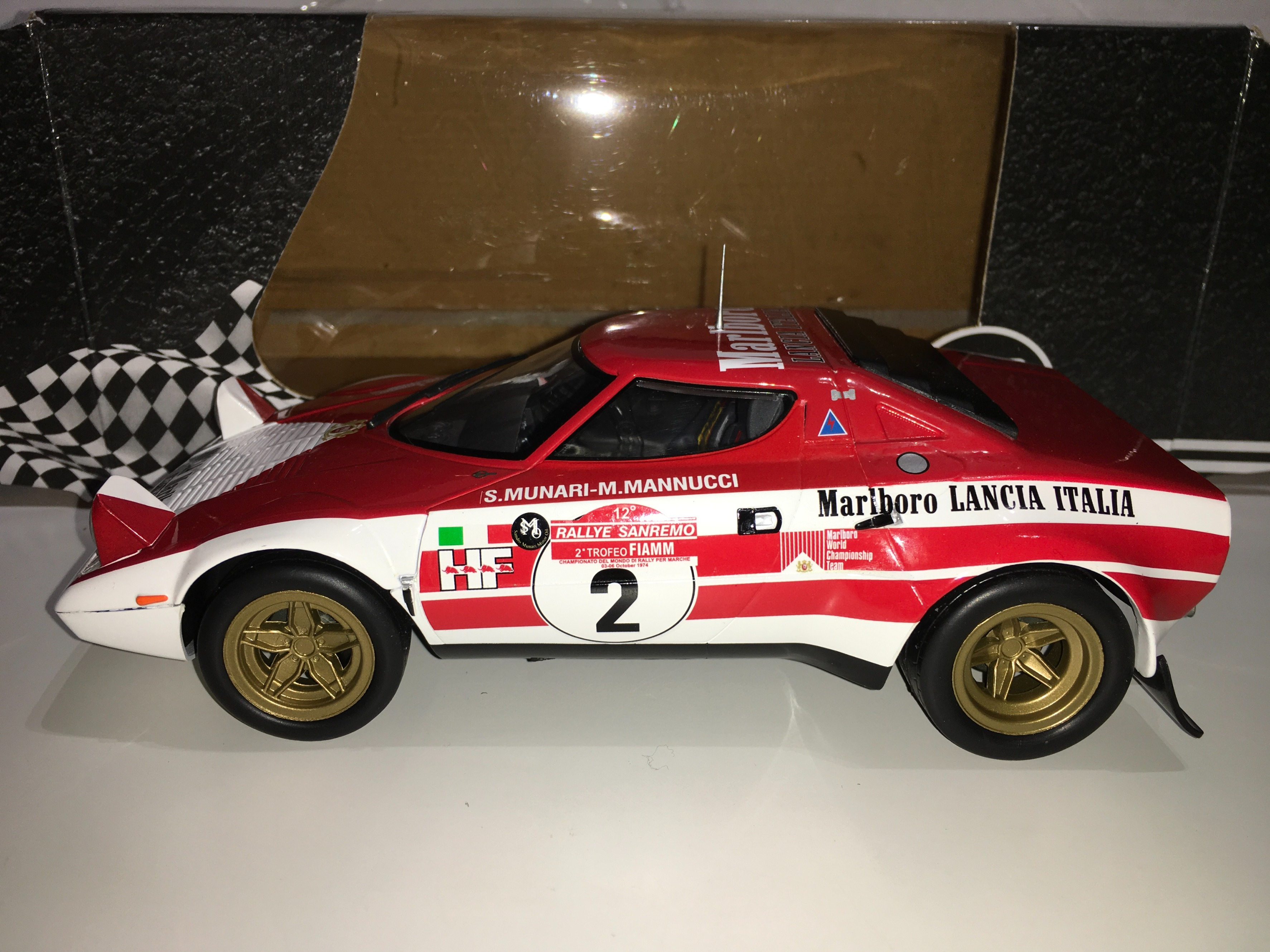 Sandro Munari Lancia Stratos #2 Winner San Remo 1974