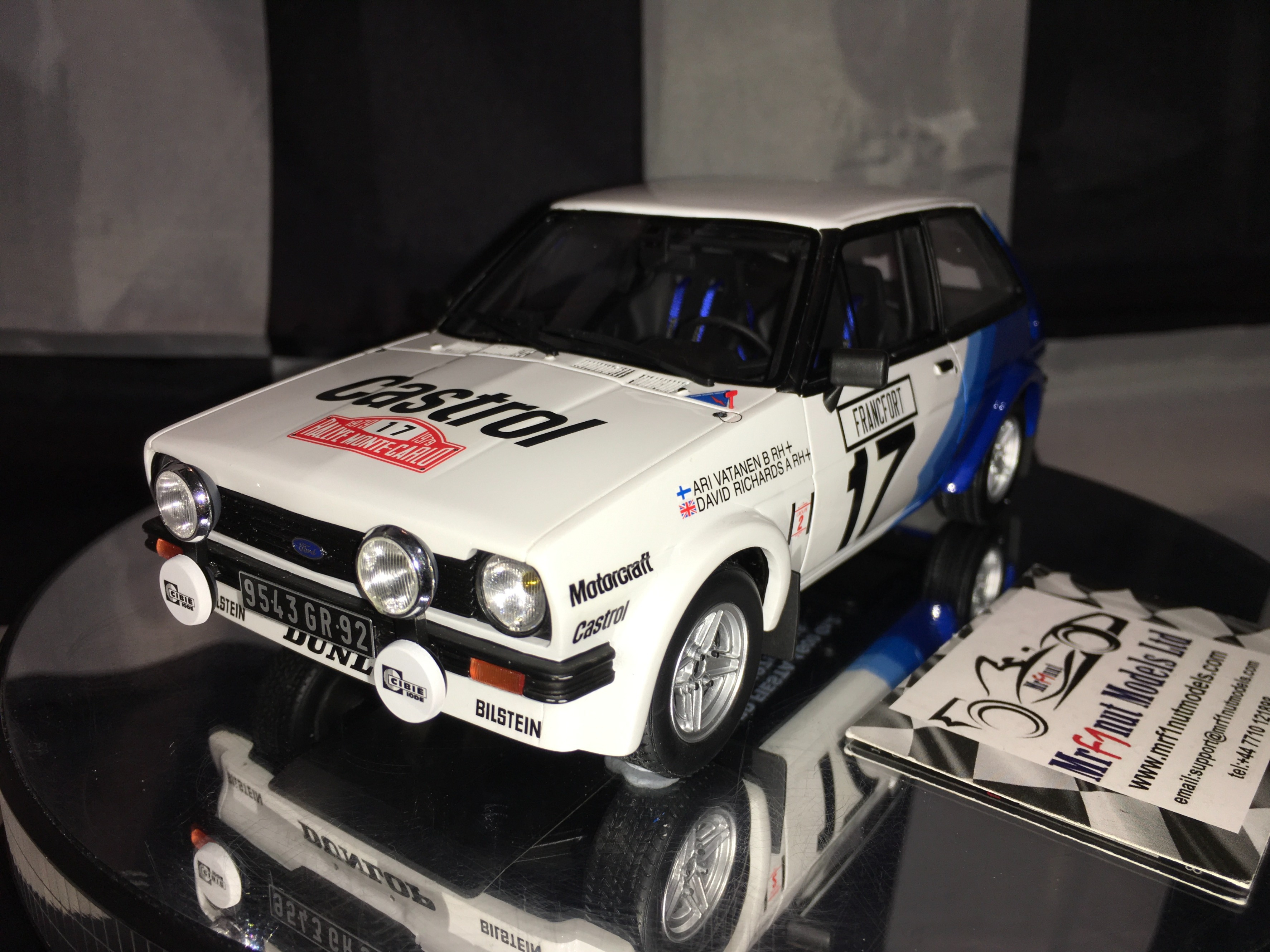 Ari Vatanen Ford Fiesta 1600s #17 Monte Carlo Rally 1979